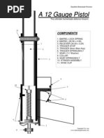 22lr Single Shot Pistol | PDF | Gun Barrel | Screw