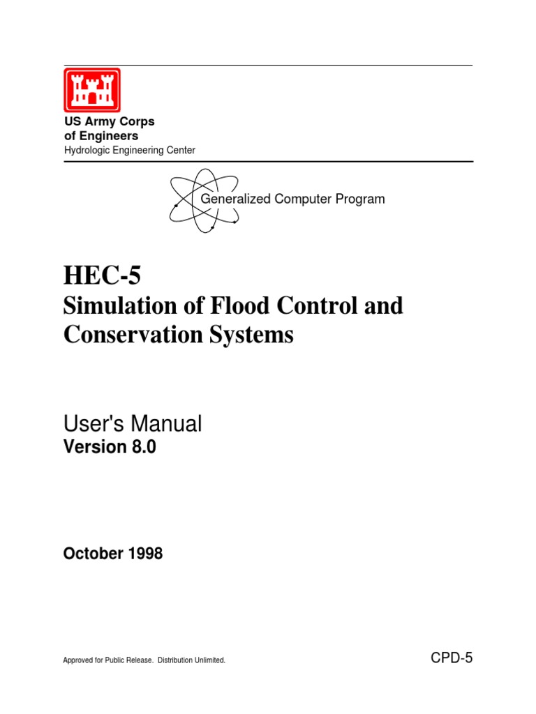 HEC-5 UsersManual (CPD-5) | PDF | Computer Program | Programming