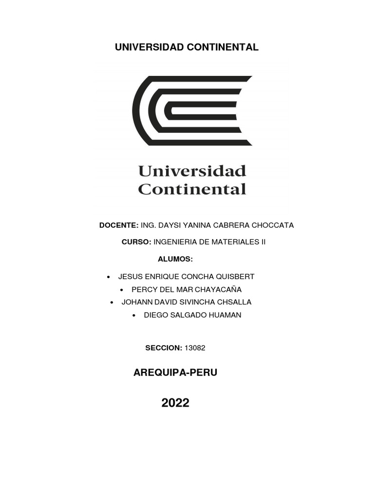 Tarea de Ing - Materiales2 s11 | PDF | Acero | Sector secundario de la economía