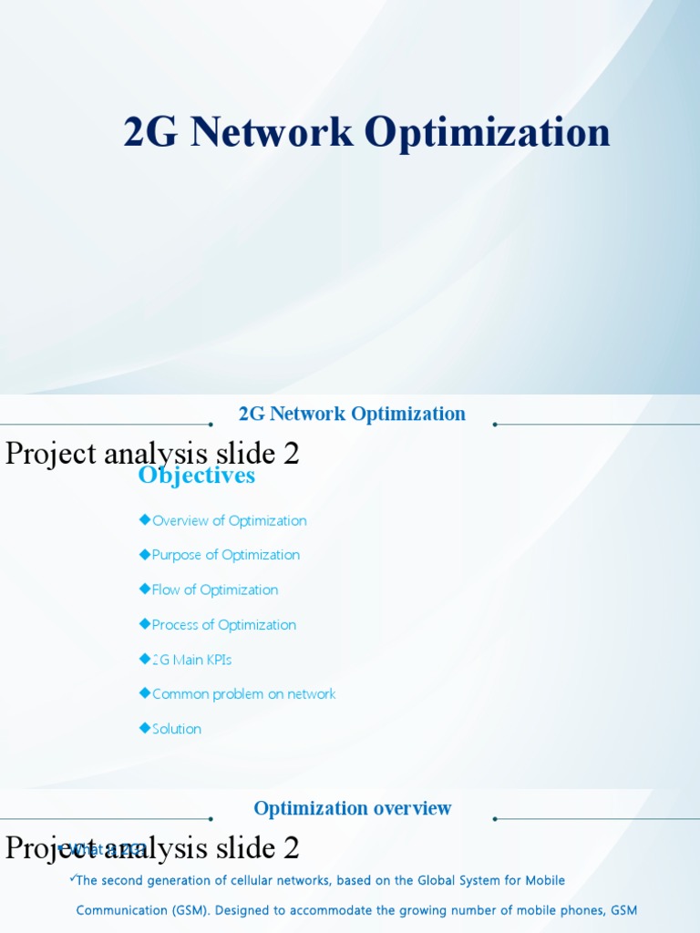 2G Network Optimization - Sothearith | PDF | Computer Network ...