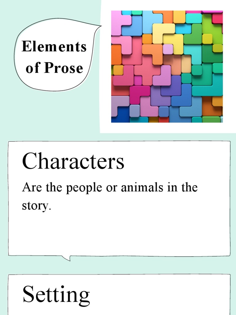 Key Elements of Prose Explained | PDF