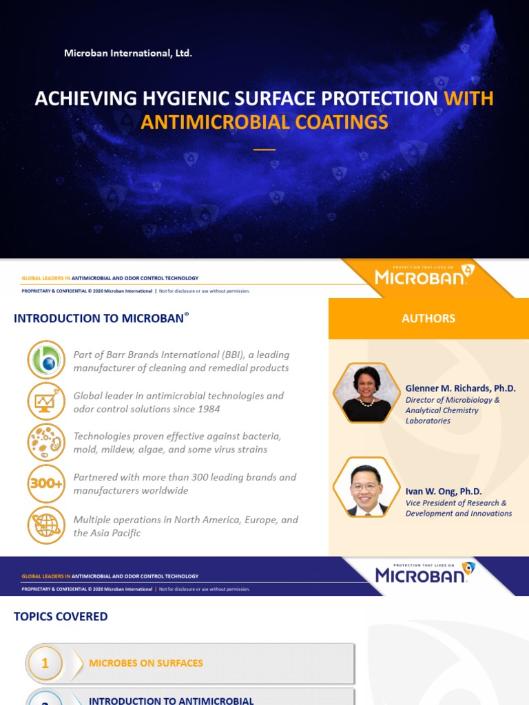 Microban | PDF | Antimicrobial | Microorganism