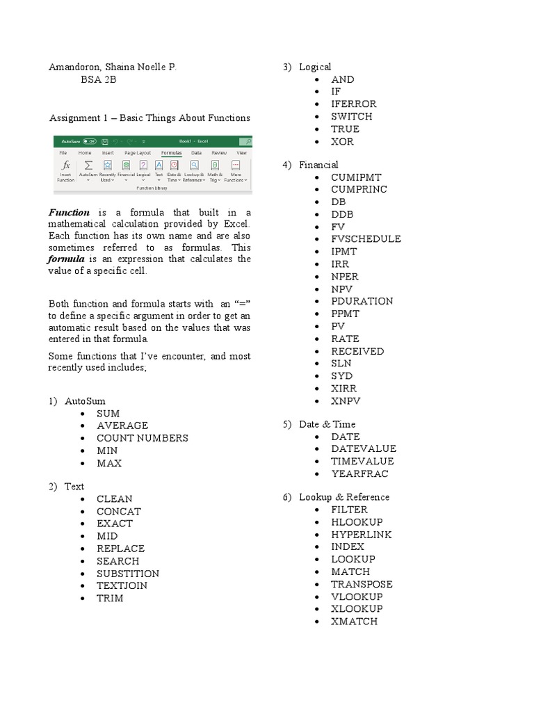 BASICTHINGSABOUTFUNCTION | PDF | Function (Mathematics) | Computing