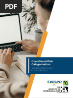 ORX Reference Taxonomy Summary Report | PDF | Risk | Fraud