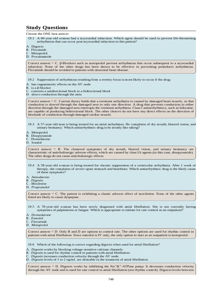 Lippincott Antiarrhythmics 7 | PDF | Heart | Cardiovascular Physiology