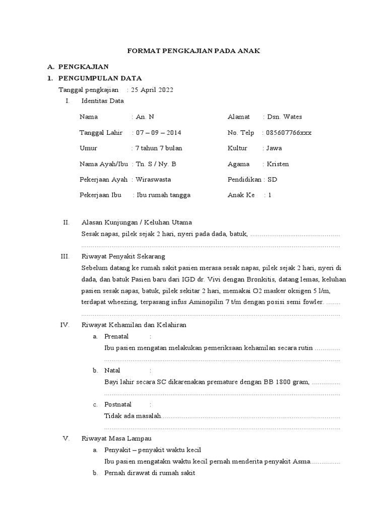 Askep Anak Bronkitis | PDF | Kesehatan Holistik | Sains & Matematika