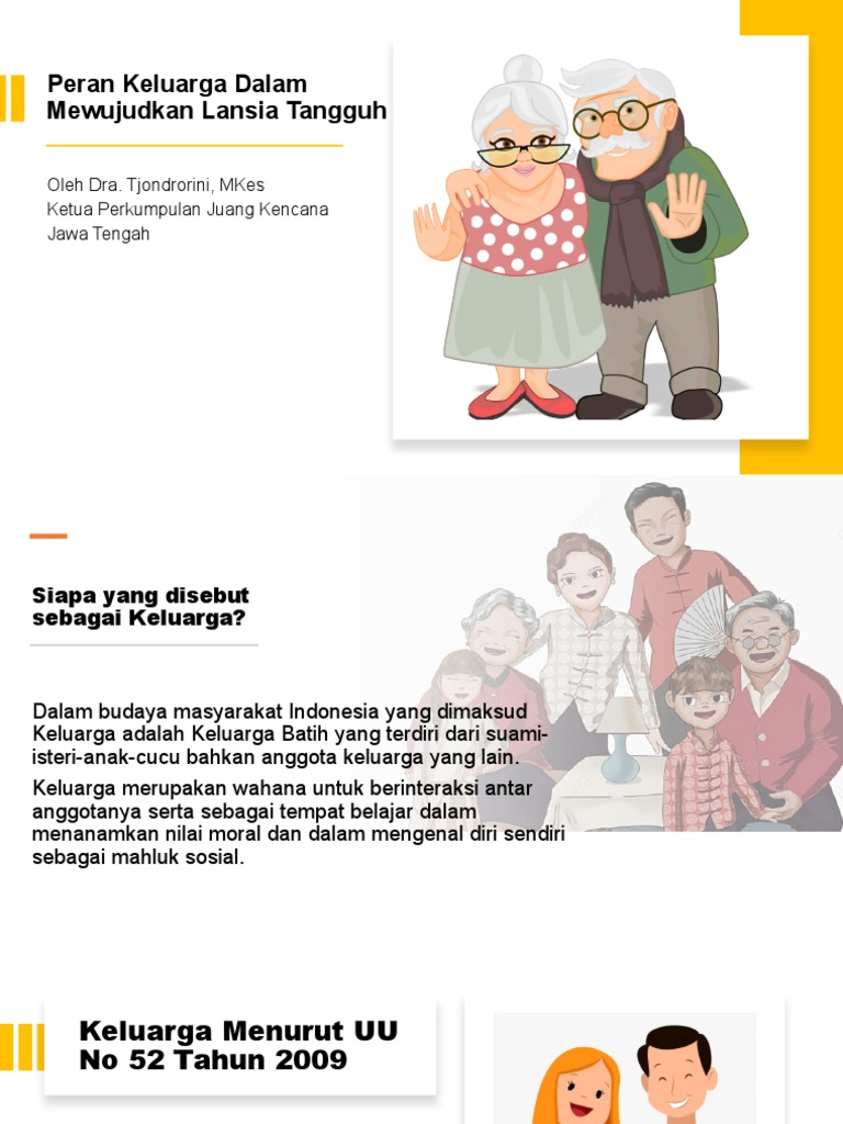 PERAN KELUARGA DALAM LANSIA TANGGUH Ibu Rini | PDF