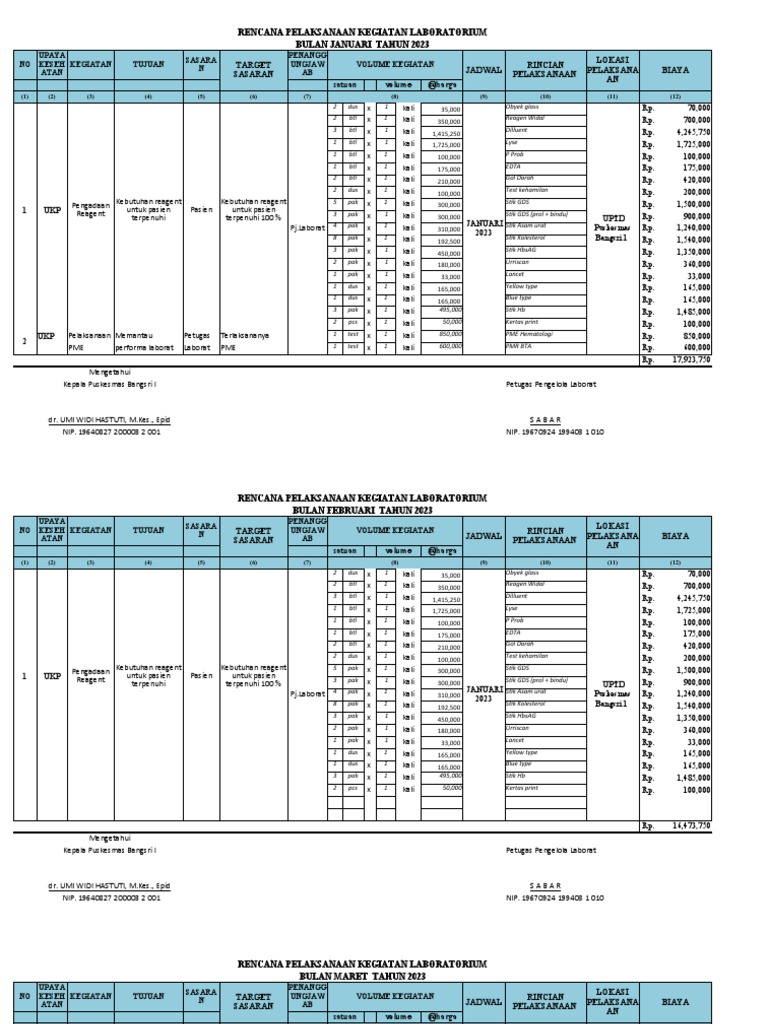 RPK Bulanan 2023 | PDF