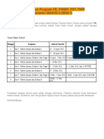 ElearningUT - Jadwal Tuton | PDF