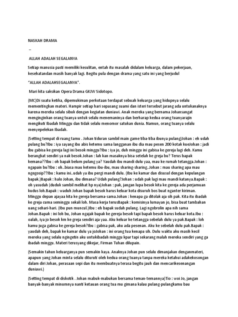 Drama Paskah ASM | PDF