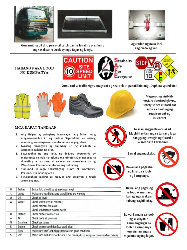 Safety Card 2 | PDF