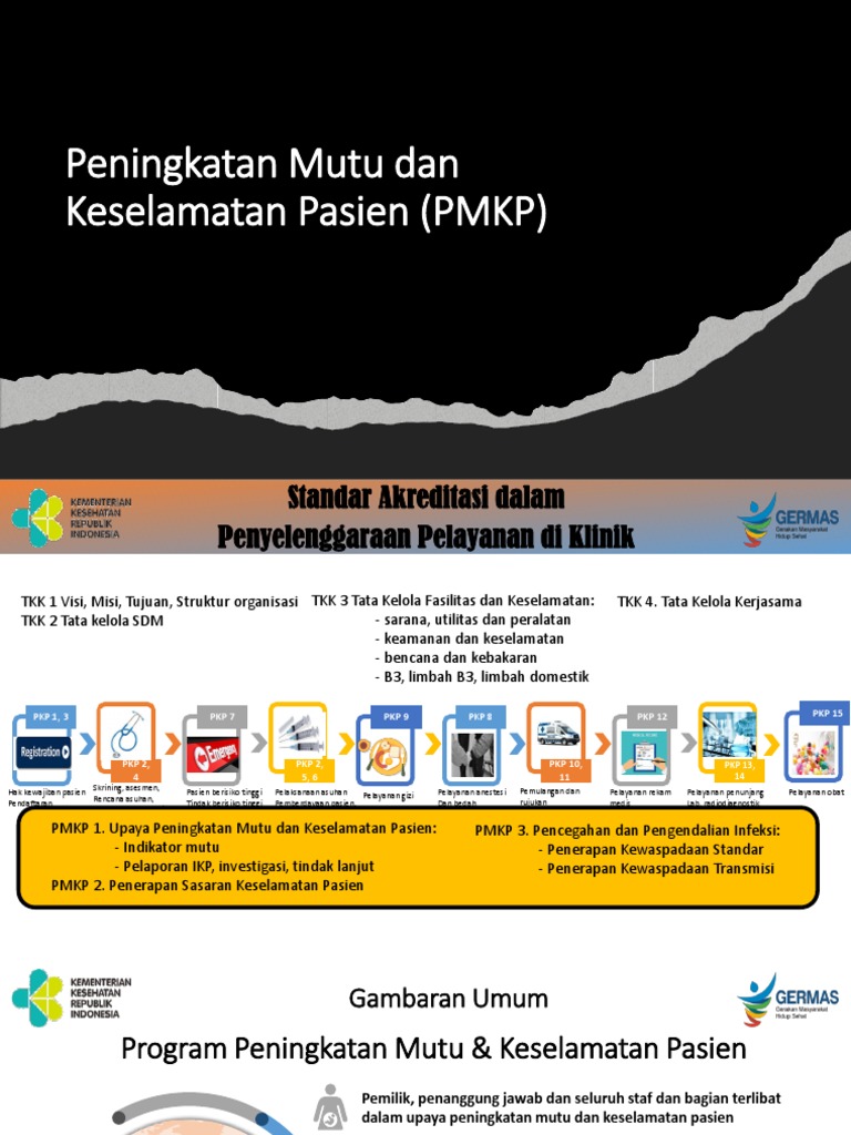 Standar Akreditasi Klinik - PMKP 1 | PDF