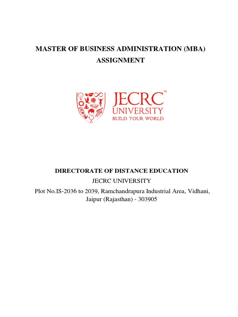 Mba 2022 2023 303 | PDF | Mathematical And Quantitative Methods (Economics) | Teaching Mathematics