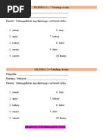 MAKABANSA WORKSHEET Week 3 | PDF