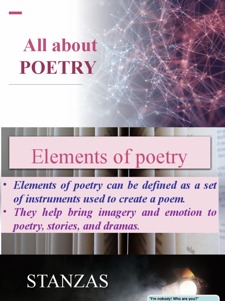All About Poetry | PDF | Poetry