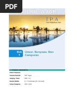 MODUL AJAR IPA KELAS VIII FASE D-SEL (Ratih) | PDF | Sains & Matematika