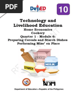 TLE G 7 - 8 Module 1 Commercial Cooking - Week 1 Concept of Cookery ...