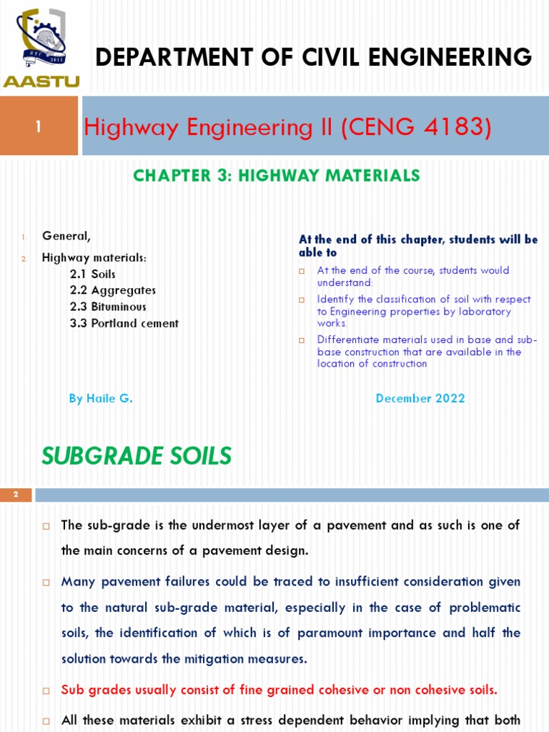 CHAPTER - 3 Highway Materials | PDF | Construction Aggregate | Gravel
