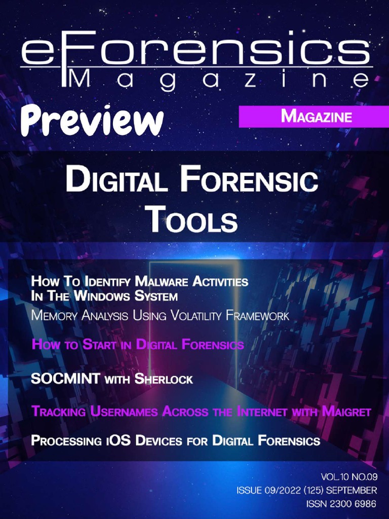 Preview Eforensics Magazine Vol. 10 No. 09 ISSUE 125 October 2022 ISSN 2300 6986 - Compressed | PDF