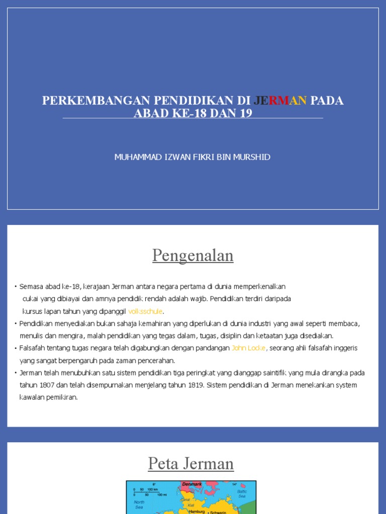 Perkembangan Pendidikan Di Jerman Pada | PDF