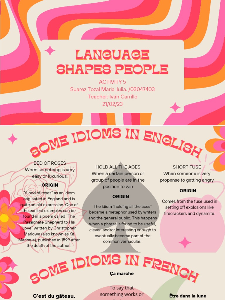 Language Shapes Idioms | PDF | Applied Linguistics | Vocabulary