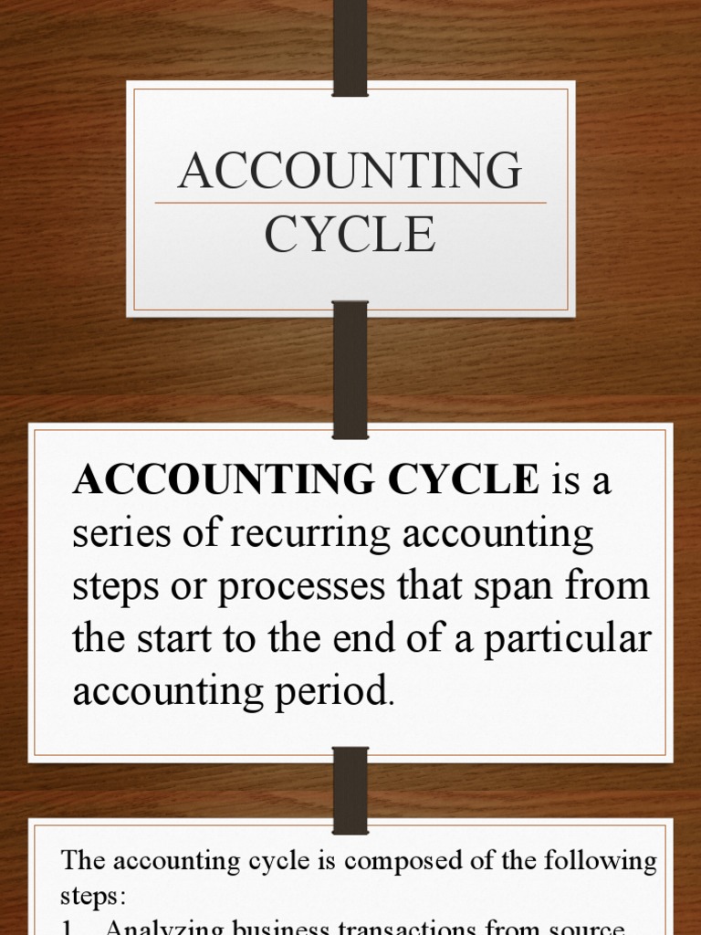 Accounting Cycle | PDF | Debits And Credits | Corporations