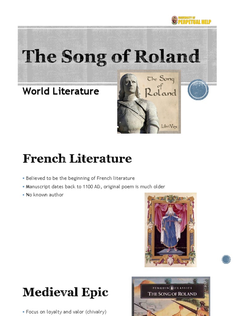 The Song of Roland: France's Oldest Surviving Poem | PDF
