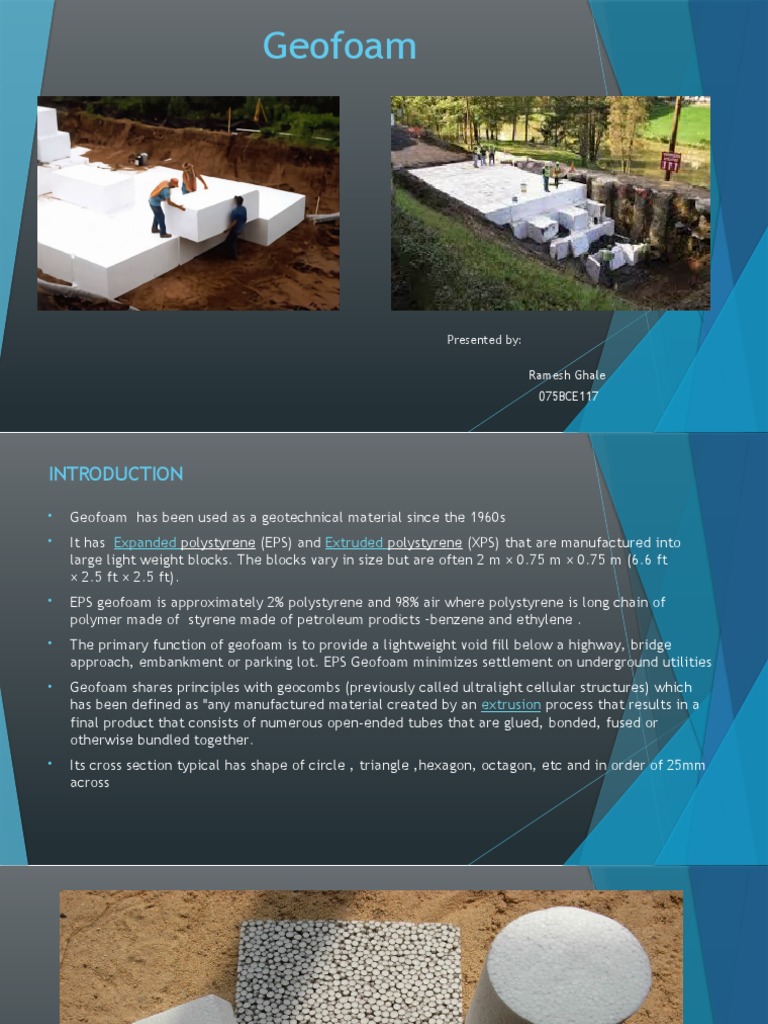 Geofoam | PDF | Polystyrene | Deformation (Engineering)