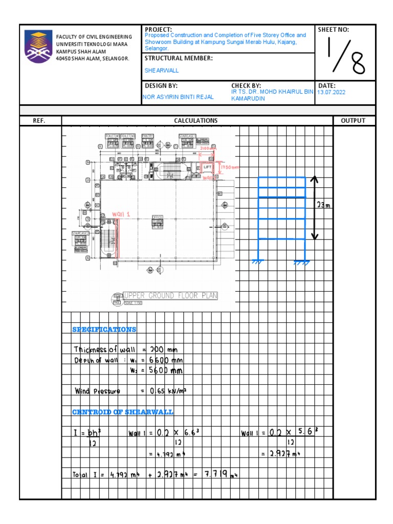 Structural Design Calculations | PDF | Continuum Mechanics | Mechanics