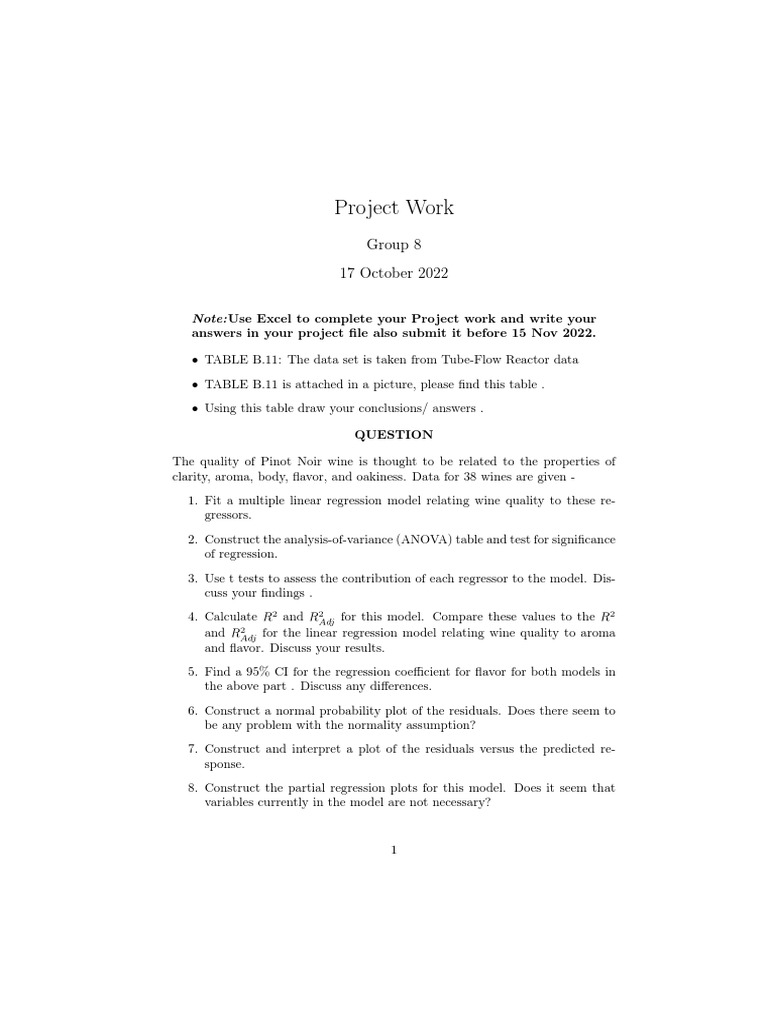 Project Work | PDF