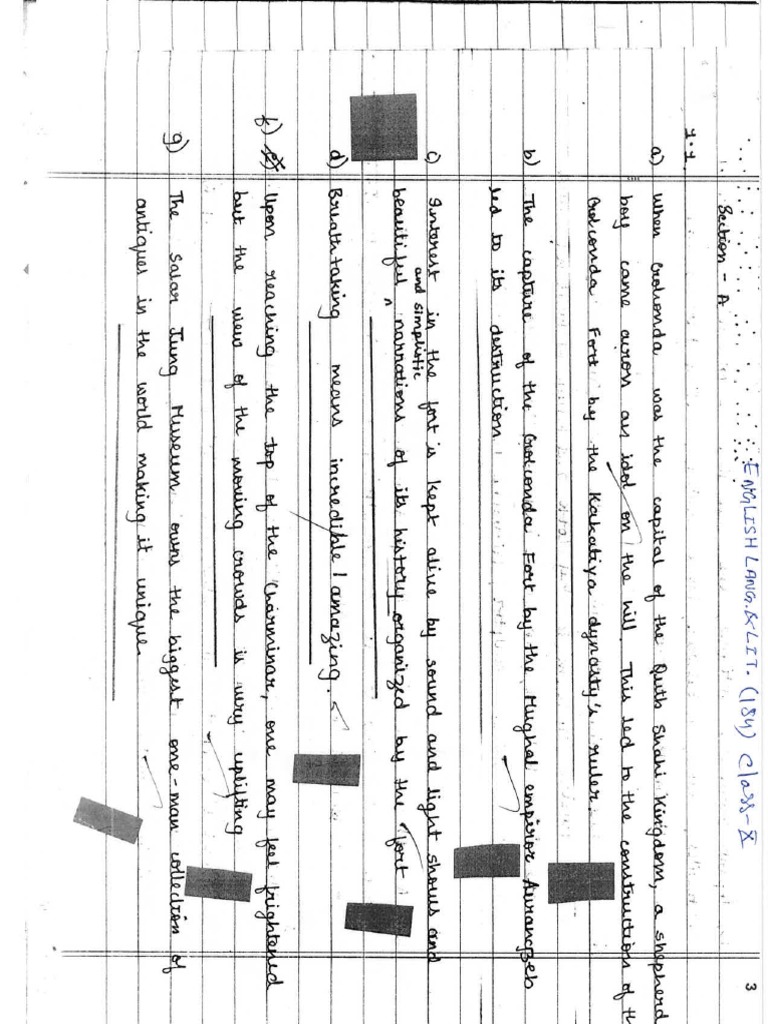 English Topper Notes Class 10 | PDF