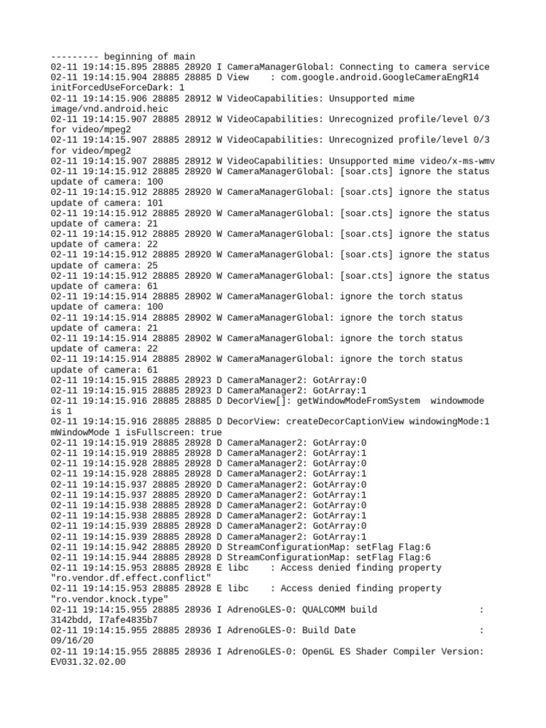 Logcat 1676117655852 | PDF | Computer Programming | Computer Science