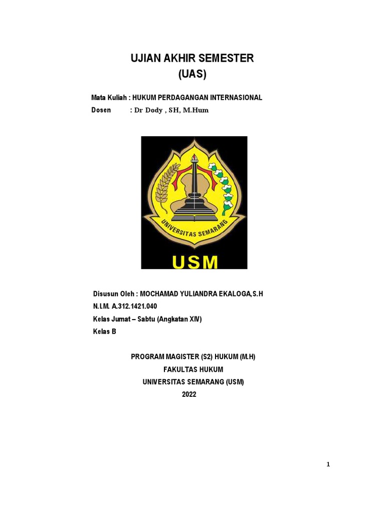 Analisis Kasus Mobil Timor di WTO | PDF | Bisnis
