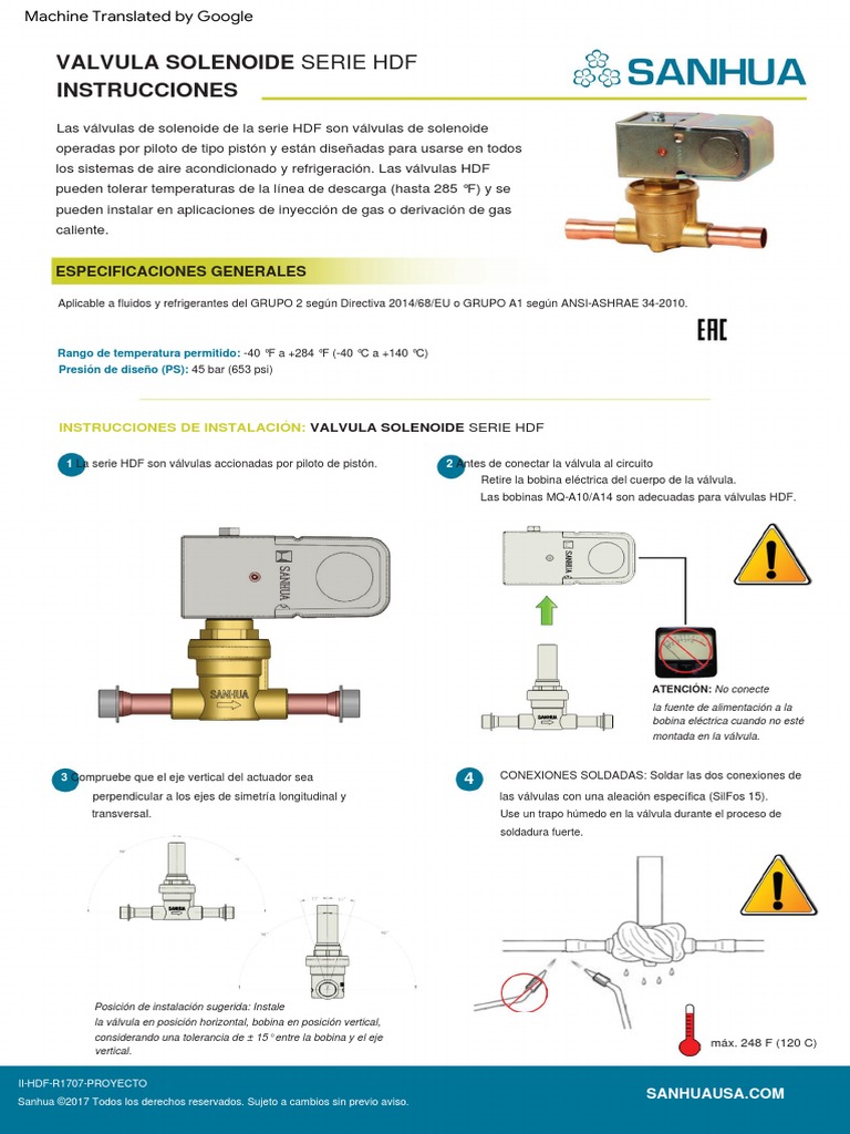 Sol Valve HDF Install Instructions A5 082317 1617893127 | PDF ...