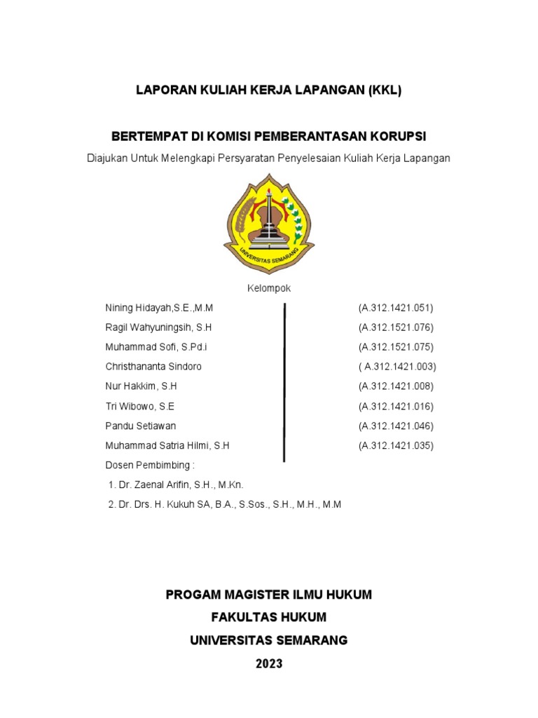 Tugas Laporan Kuliah Kerja Lapangan | PDF