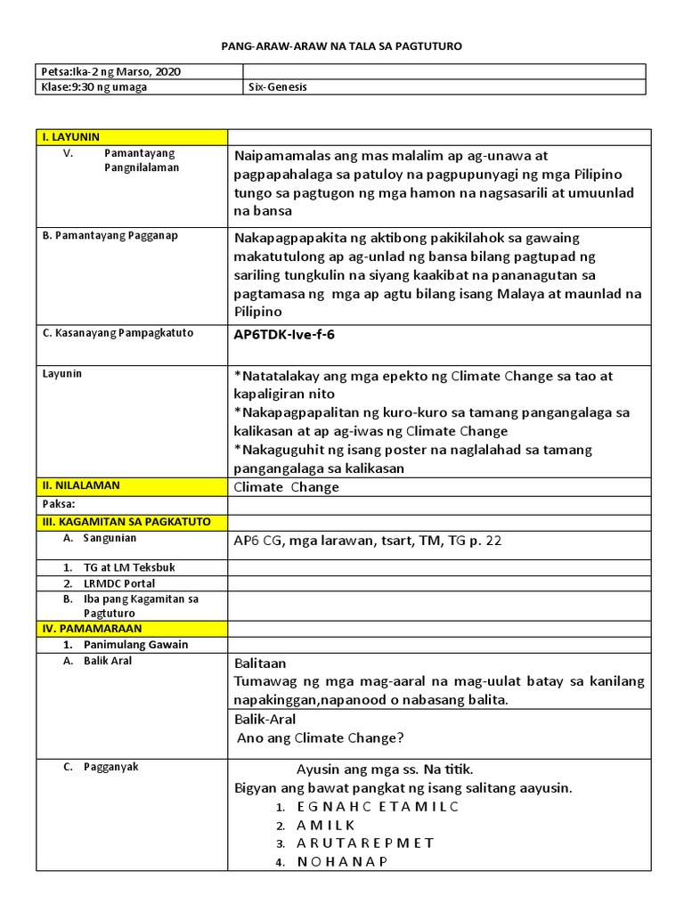 AP COT 4 Climate Change | PDF