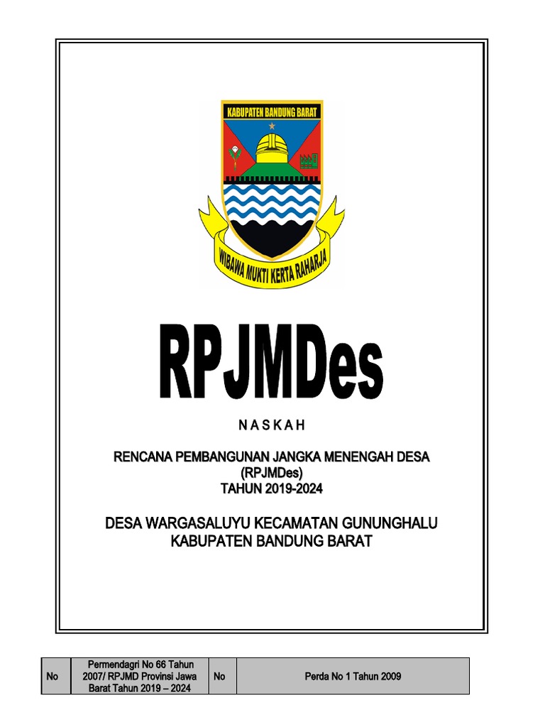 6 Redaksi RPJMDes | PDF