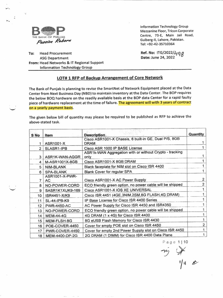 Data Center RFP | PDF | Networking | Multiprotocol Label Switching