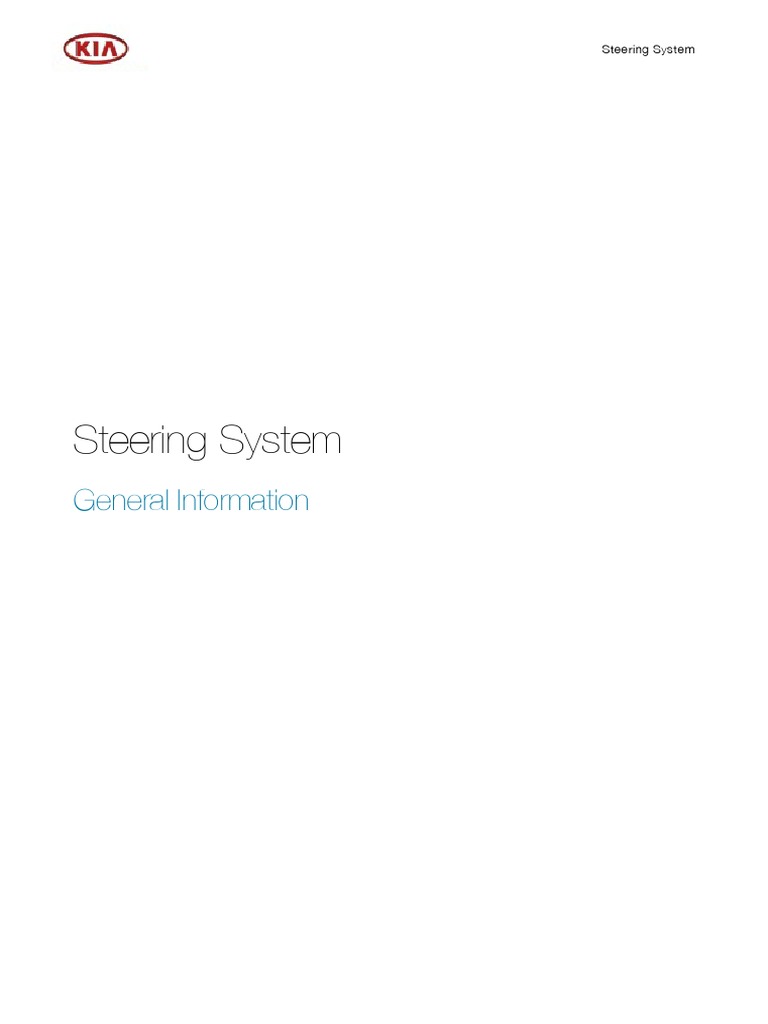 08 - Steering System | PDF | Pump | Steering