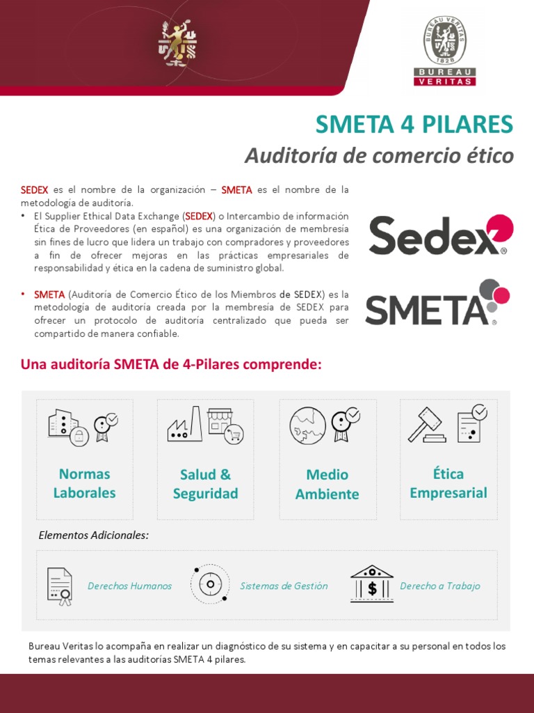 Brochure SMETA 4 Pilares | PDF | Auditoría | Business