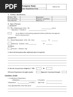 Manpower Requisition Form | PDF | Human Resources | Employment