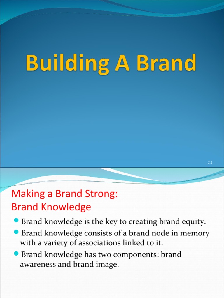 Building Strong Brand Equity | PDF | Brand | Marketing