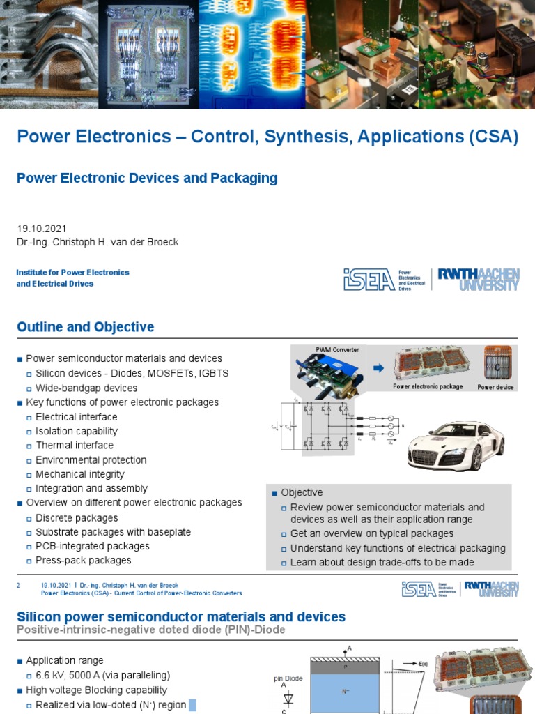 2021-10-18 - LECTURE-3 - Power Electronic Devices and Packaging | PDF ...