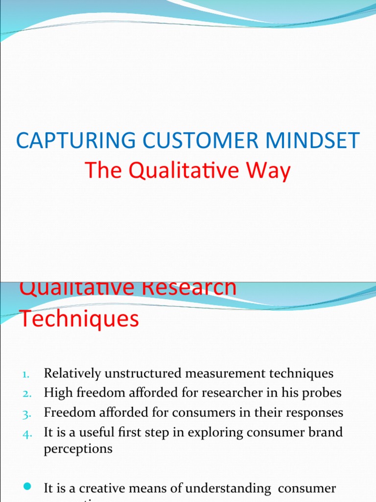 Qualitative and Quantitative Methods | PDF | Brand | Attitude (Psychology)