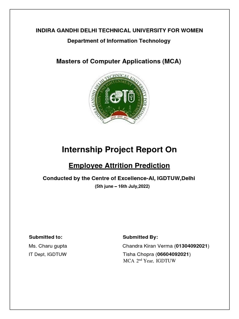 Summer Internship Report | Download Free PDF | Statistical Classification | Machine Learning