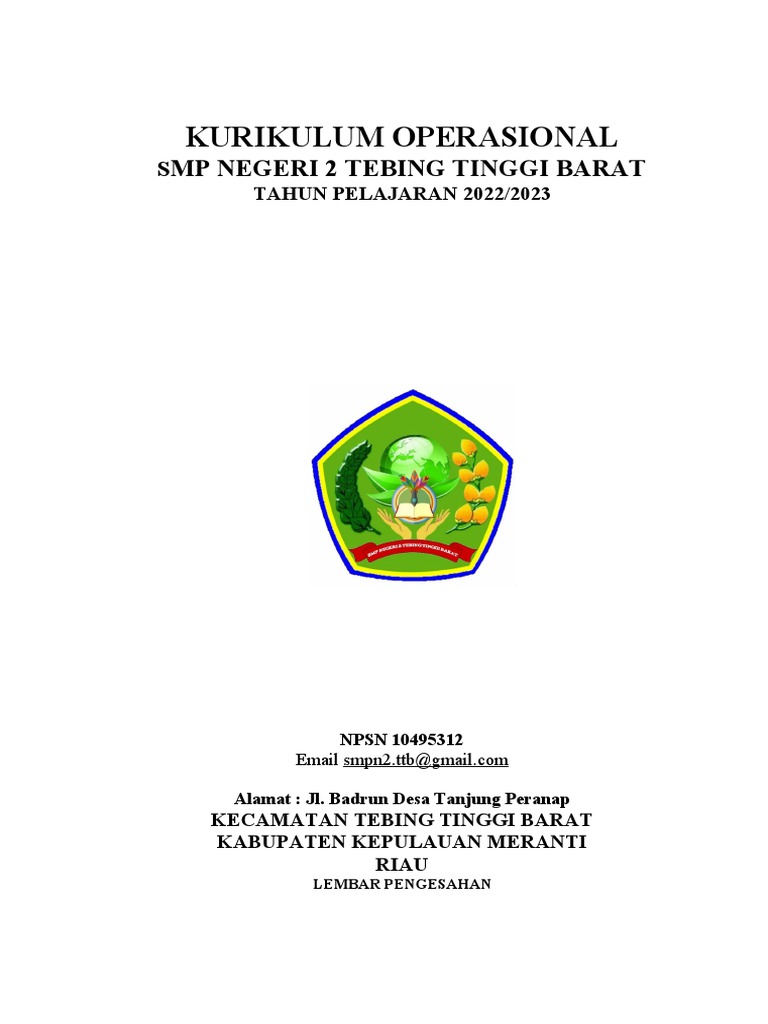 Kosp SMPN 2 TTB | PDF