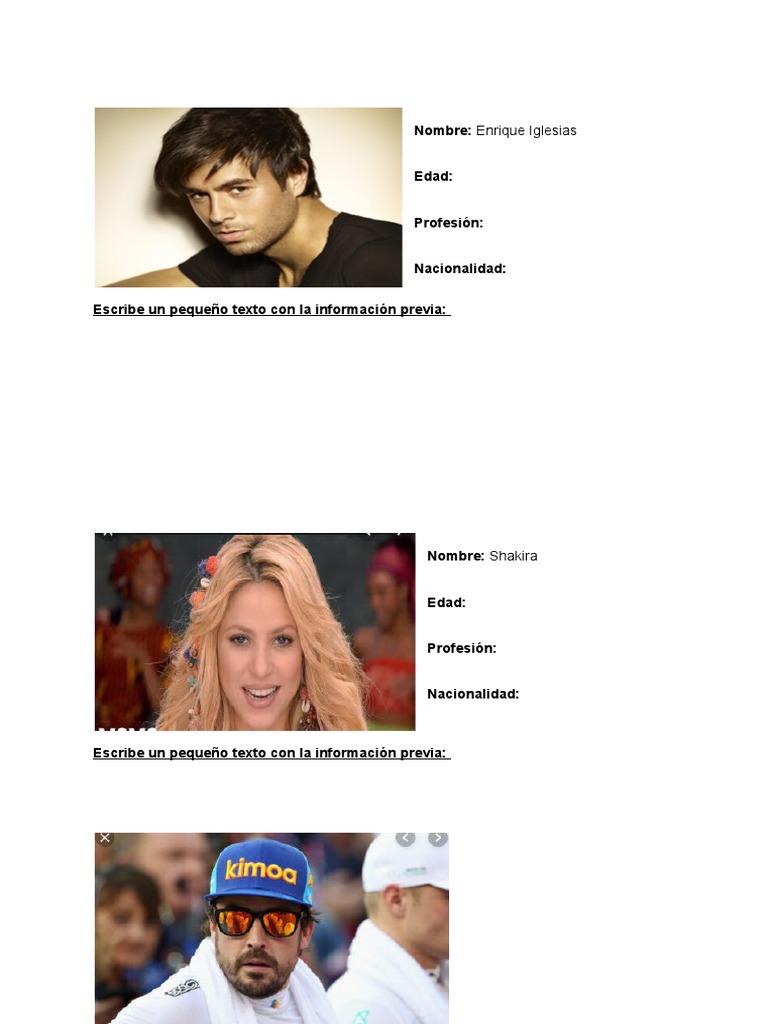 Información sobre figuras hispanas y estudiantes | PDF