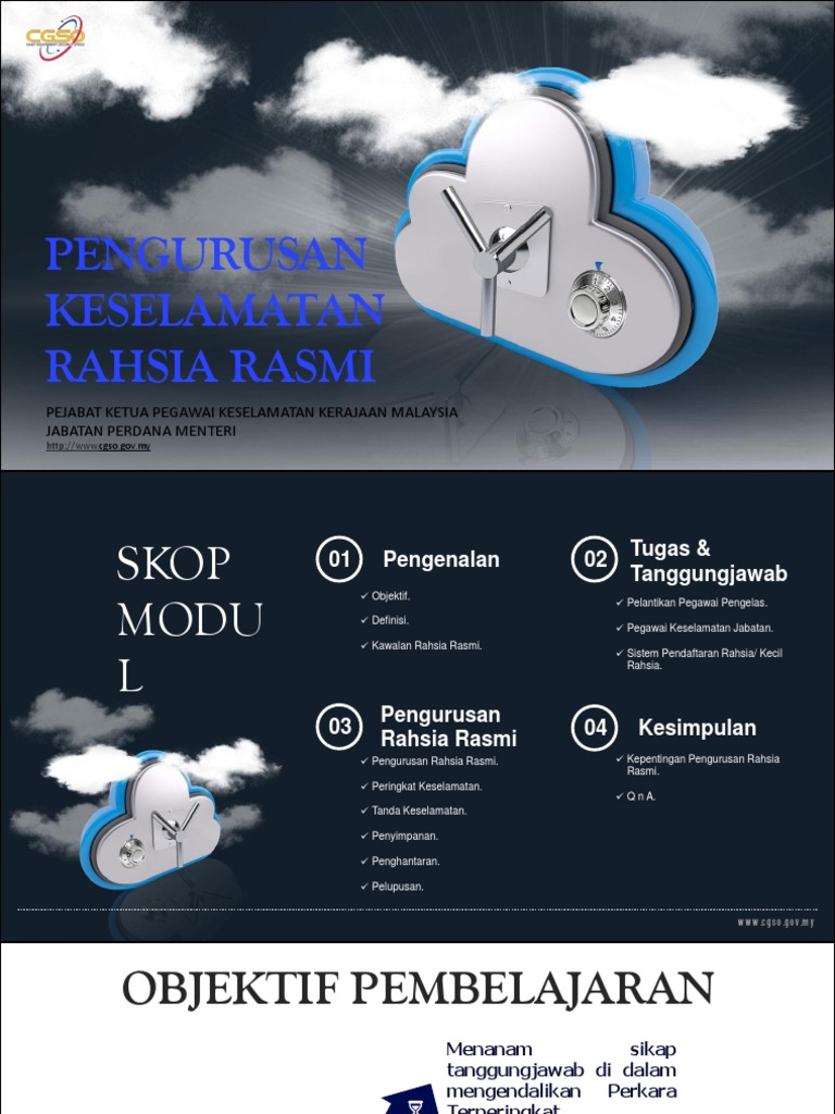 Pengurusan Rahsia Rasmi 2021 | PDF