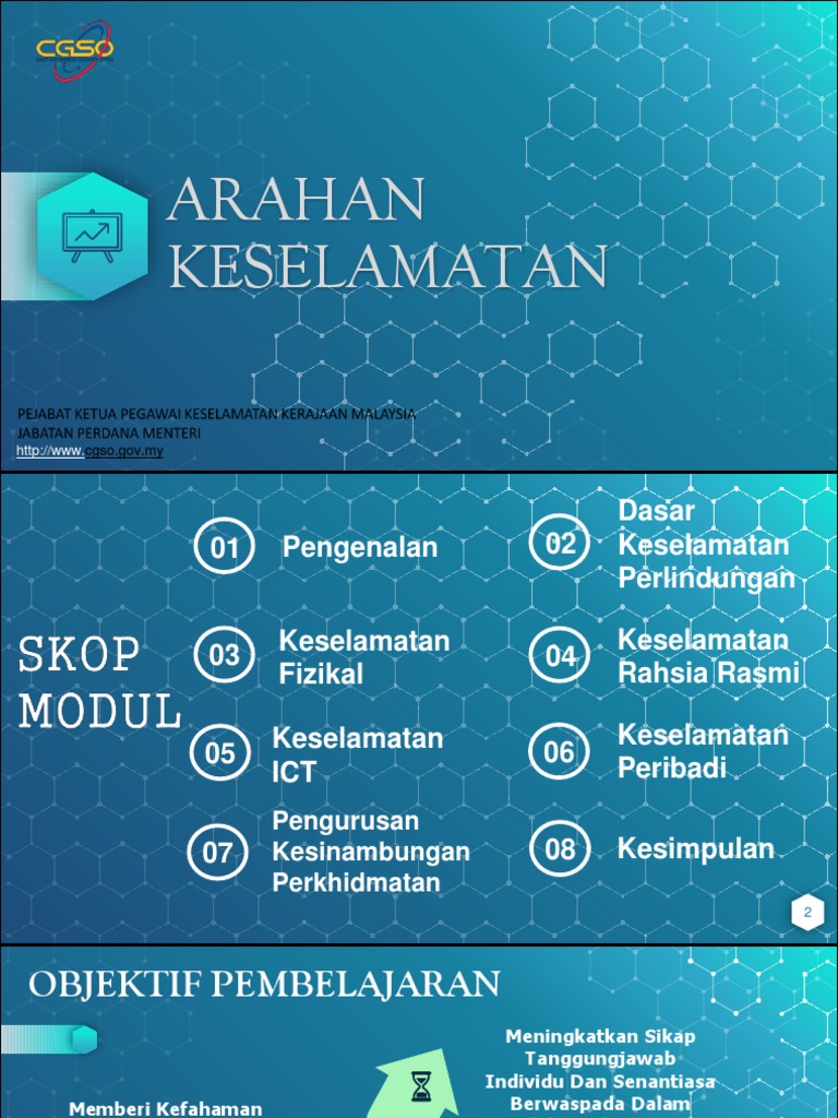 Arahan Keselamatan (Semakan - Pindaan 2017) | PDF