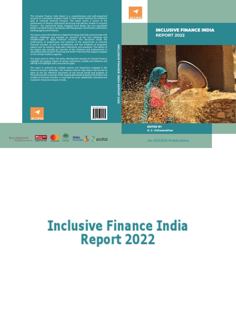 Inclusive Finance India Report 2022 | PDF | Financial Inclusion | Banks